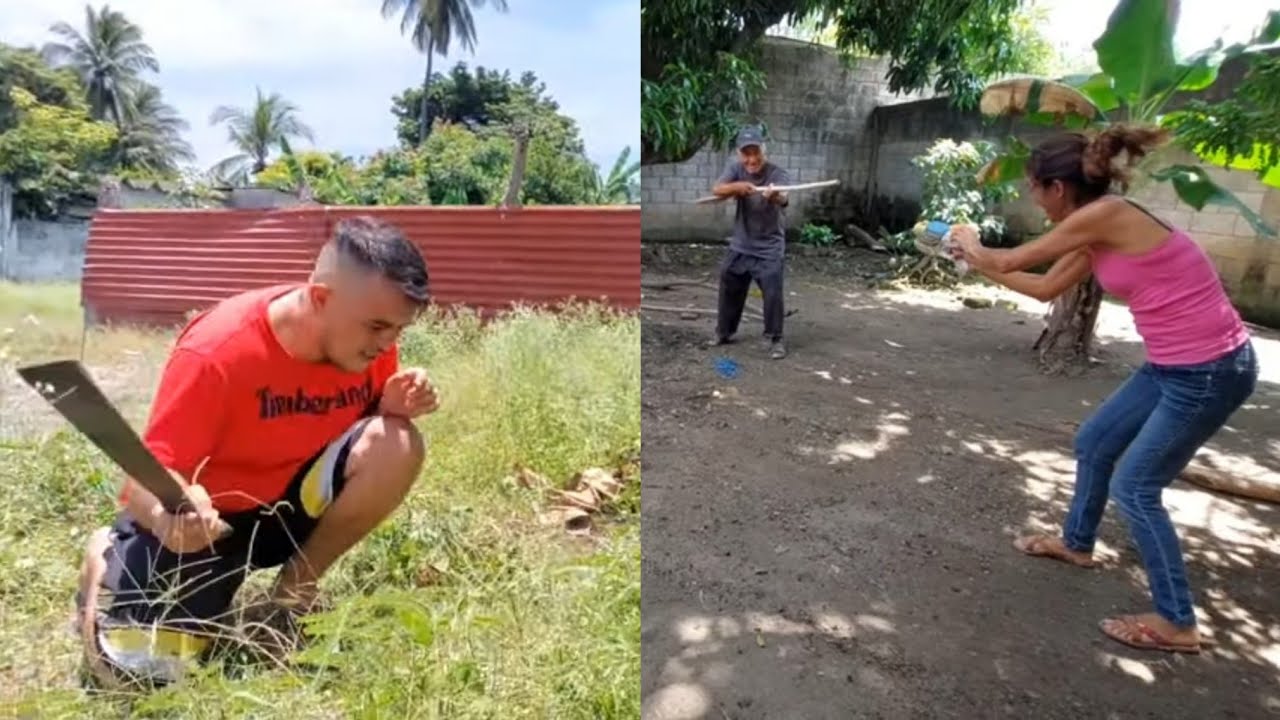 Así Quedó La Casa De Bonita 😃 El Abuelo Se Puso A jugar Haciendo Esto 😂 - YouTube