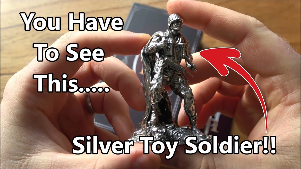 This Silver Toy Soldier IS AWESOME Paratrooper Pete Has Landed! - YouTube