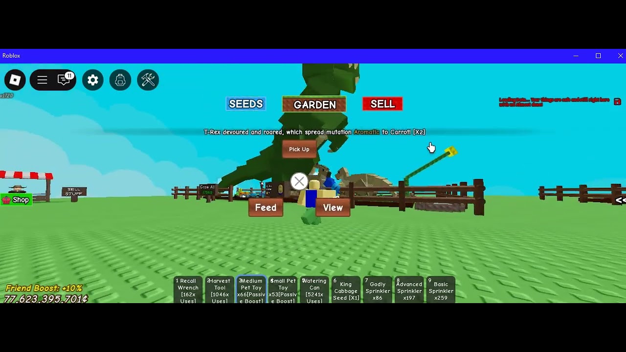 T-Rex Transfer Mutations Over Slots (GROW A GARDEN 2025) - YouTube