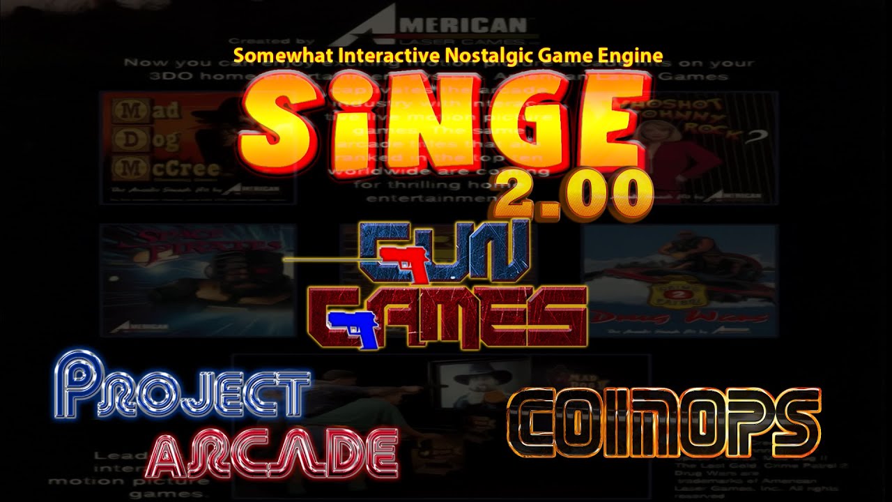 CoinOPS | Project Arcade | Singe 2 | Gun Games Theme Add On | Gameplay ...