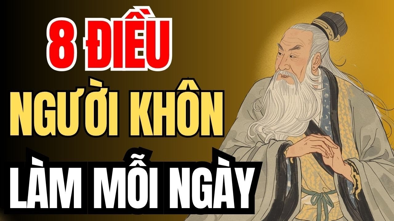 8 Điều Người Khôn Ngoan Làm Mỗi Ngày Theo Khổng Tử |Đạo cổ nhân - YouTube