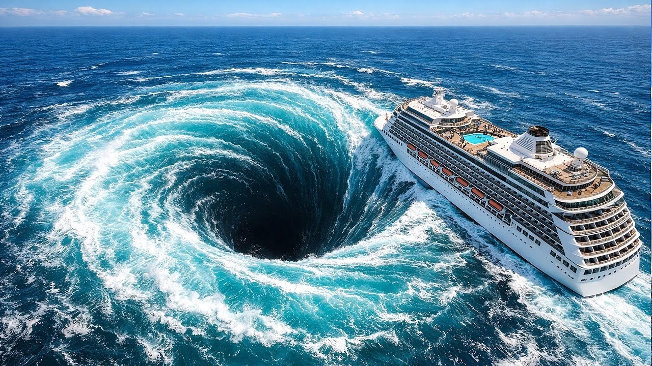 Cruise Ship Trapped by a Giant Ocean Whirlpool The Ocean’s Most ...