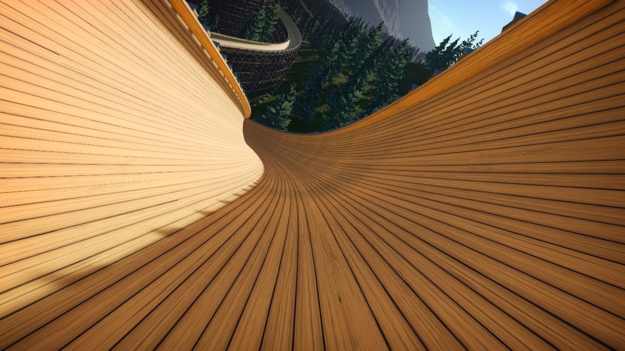 Planet Coaster: Super Bobsled Wooden Roller Coaster - YouTube