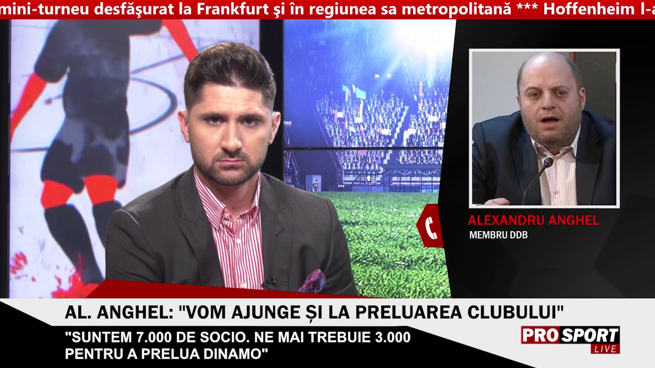 Alexandru Anghel (membru DDB): "Negocierile cu spaniolii au fost ...
