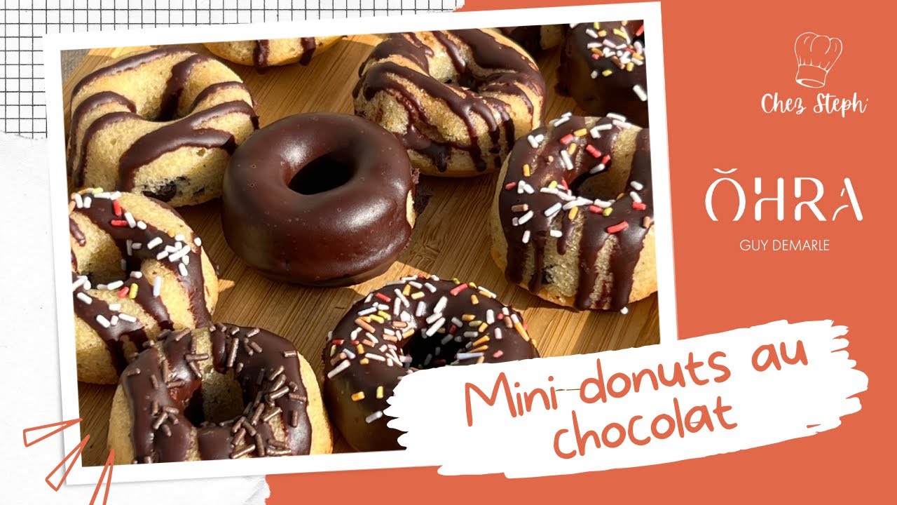MINI DONUTS CHOCOLAT : l'atelier culinaire Guy Demarle - YouTube