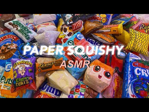 PAPER SQUISHY ASMR - YouTube