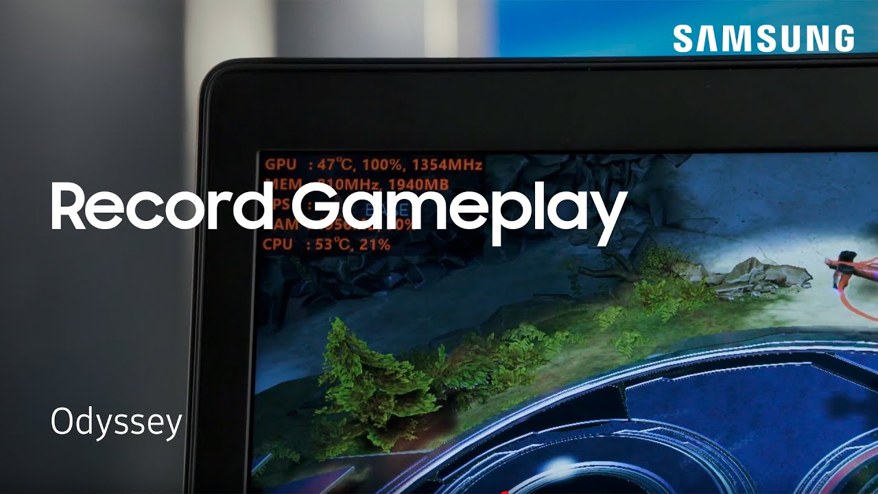 How to Record Gameplay on Your Notebook Odyssey | Samsung US - YouTube