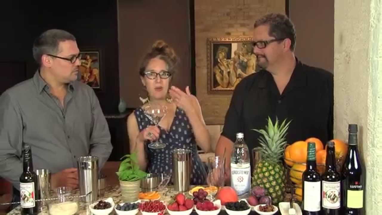 Sherry Cobbler: André & Tenaya Darlington visit the Cocktail Dudes ...