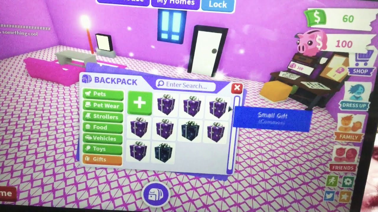 Opening small and big gifts in adopt me ( roblox ) - YouTube