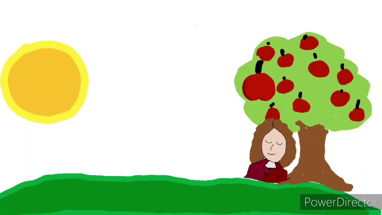 What happened when an apple fell on Newton's head .. | English poem ...
