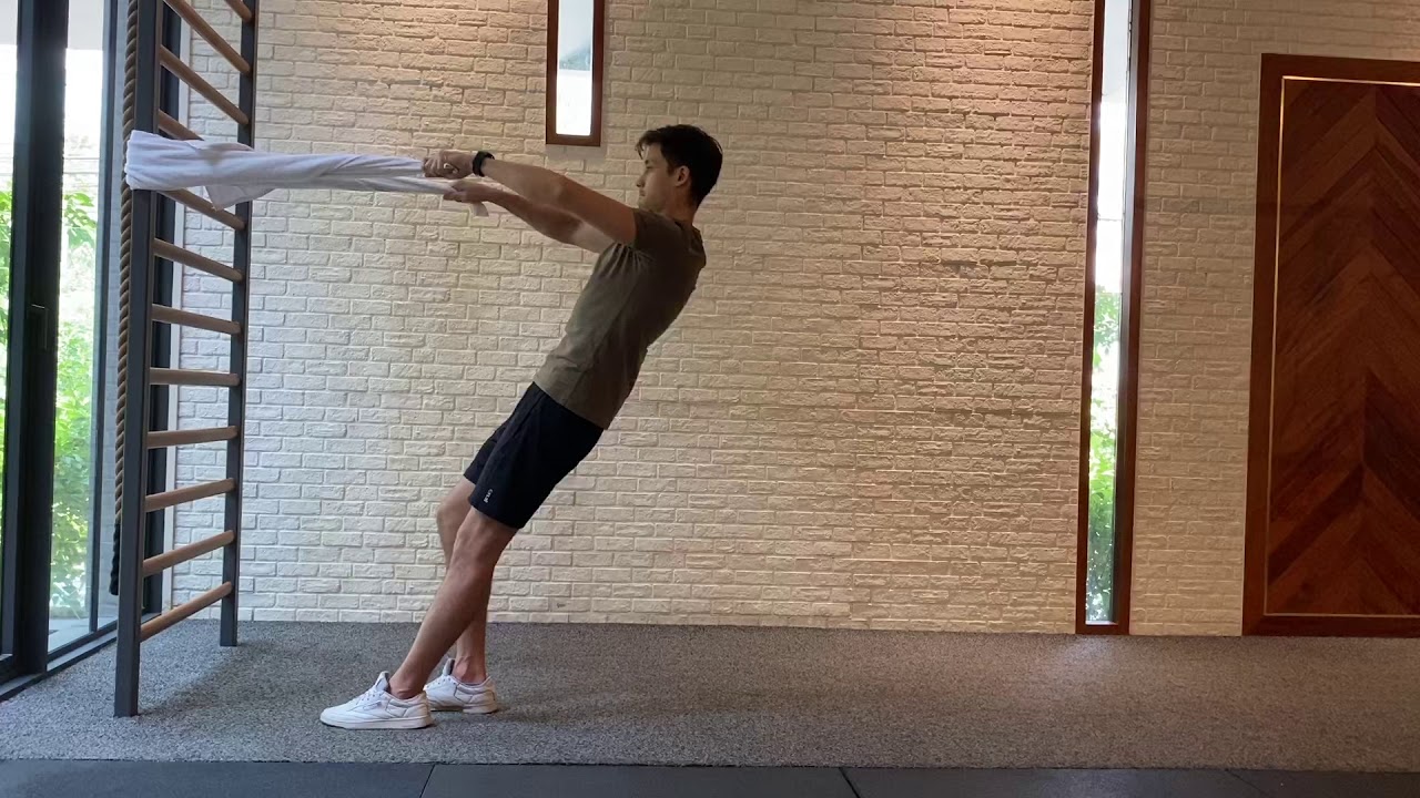 Face pull | Towel - YouTube