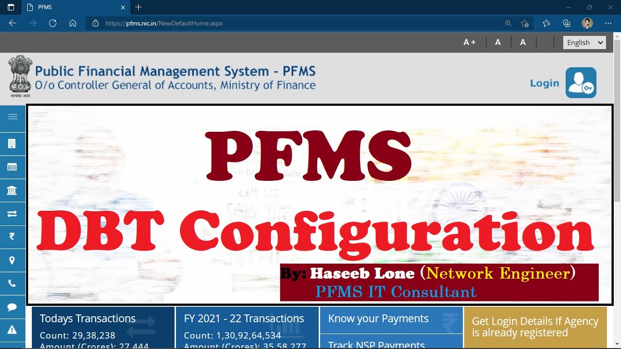 PFMS DBT Configuration | Scheme Settings for Beneficiary Payment - YouTube