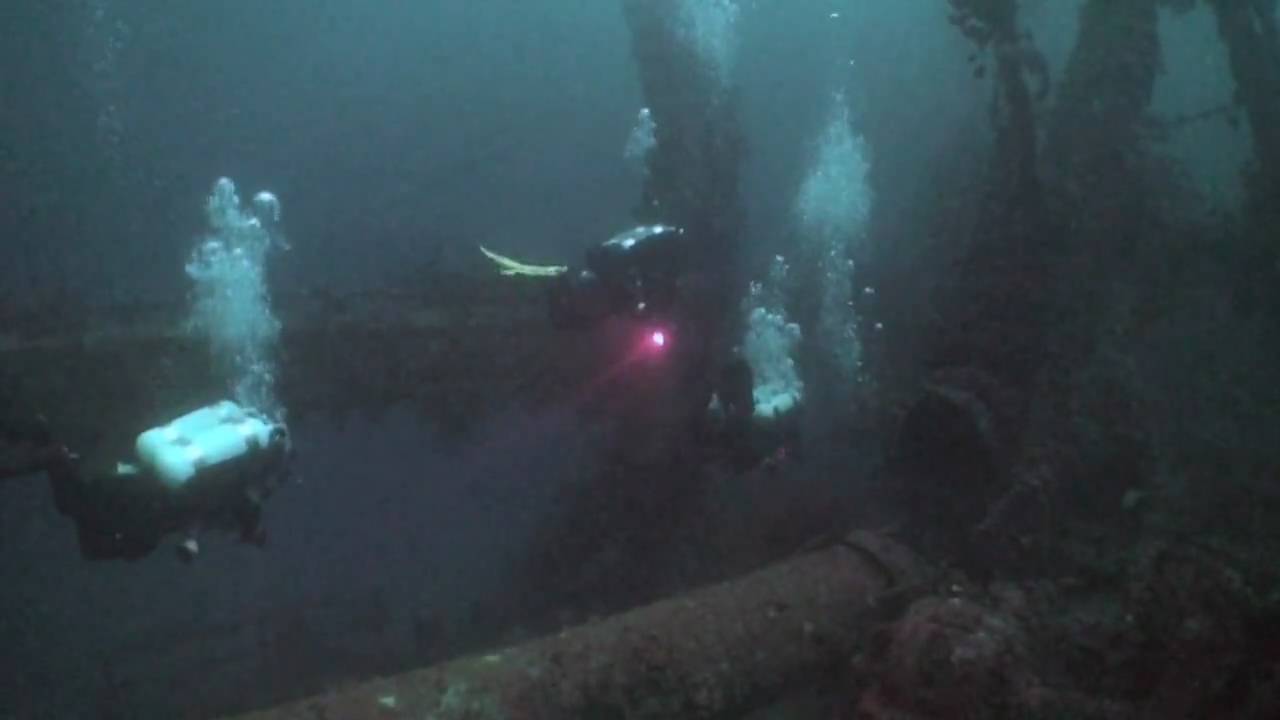 Technical Diving, Hydro Atlantic Wreck, Pompano Beach, Florida - YouTube