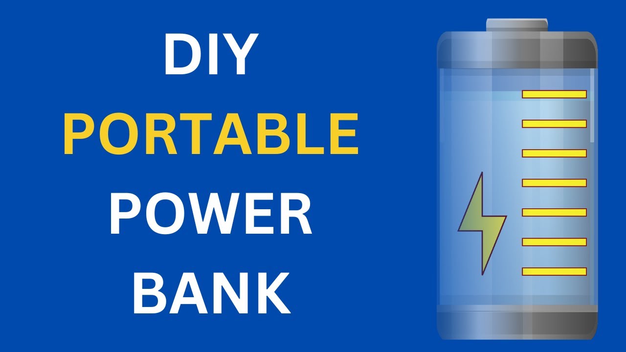 DIY PORTABLE POWER BANK PACK - YouTube