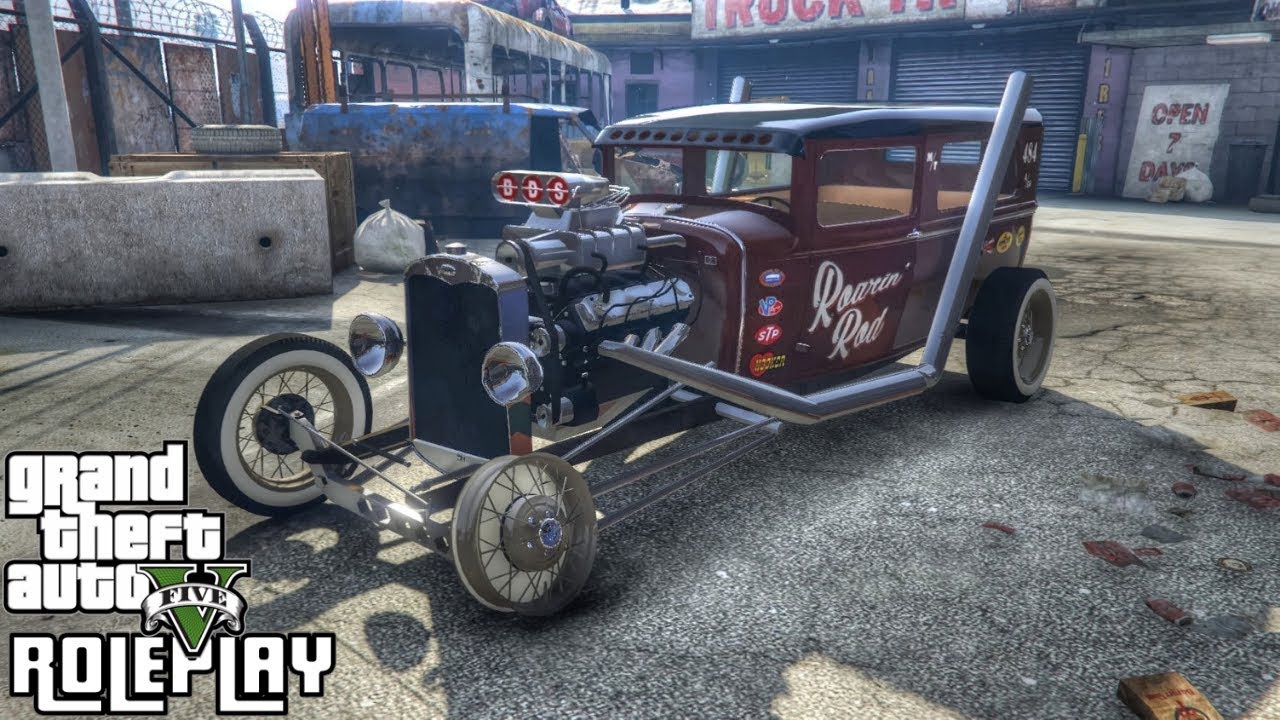 Gta 5 RedlineRP - "1930 Ford Tudor Hot Rod Project Car" - Ep. 555 - CV ...