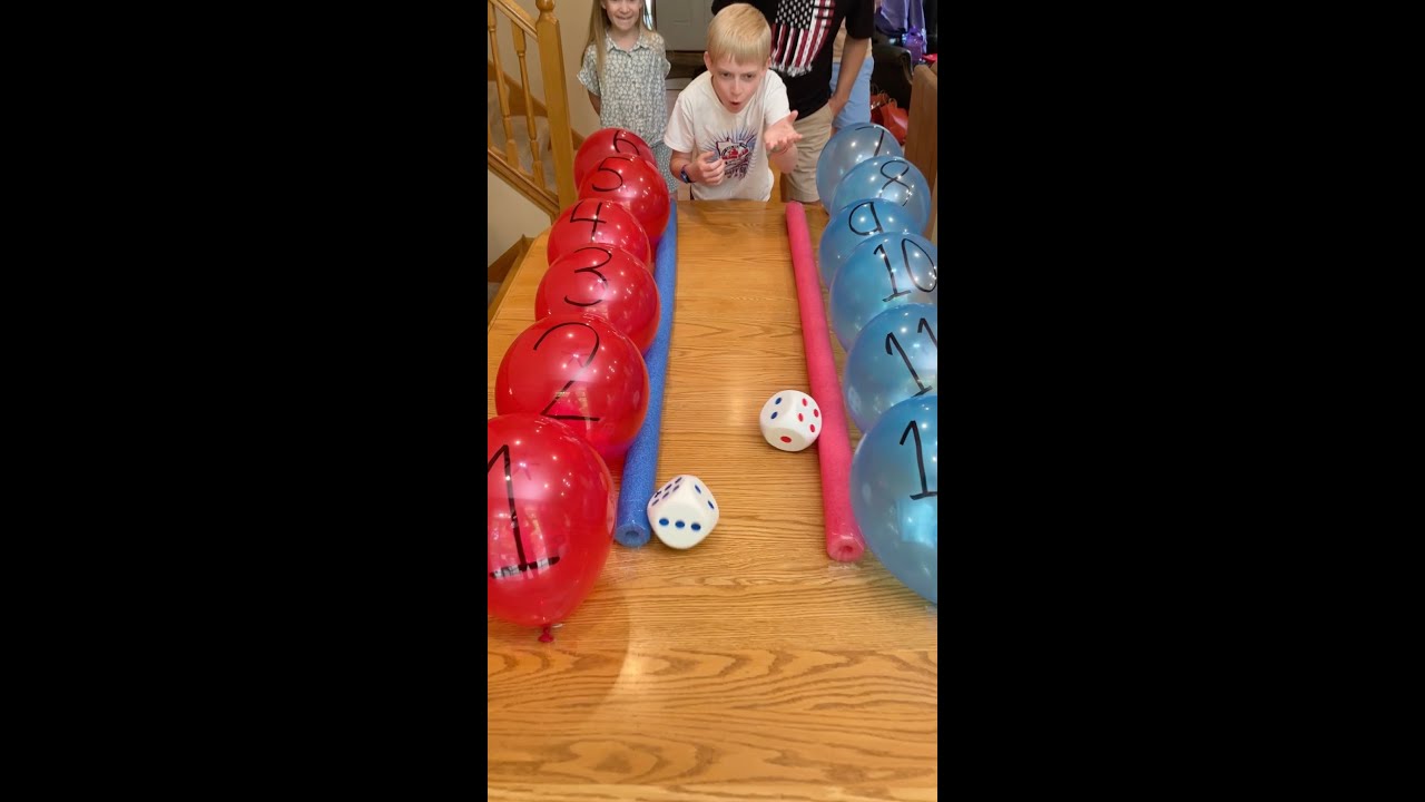 Roll a Number, Pop the Balloon! - YouTube