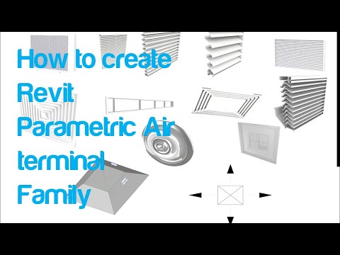How to Create Revit Parametric Air Terminal Family - YouTube