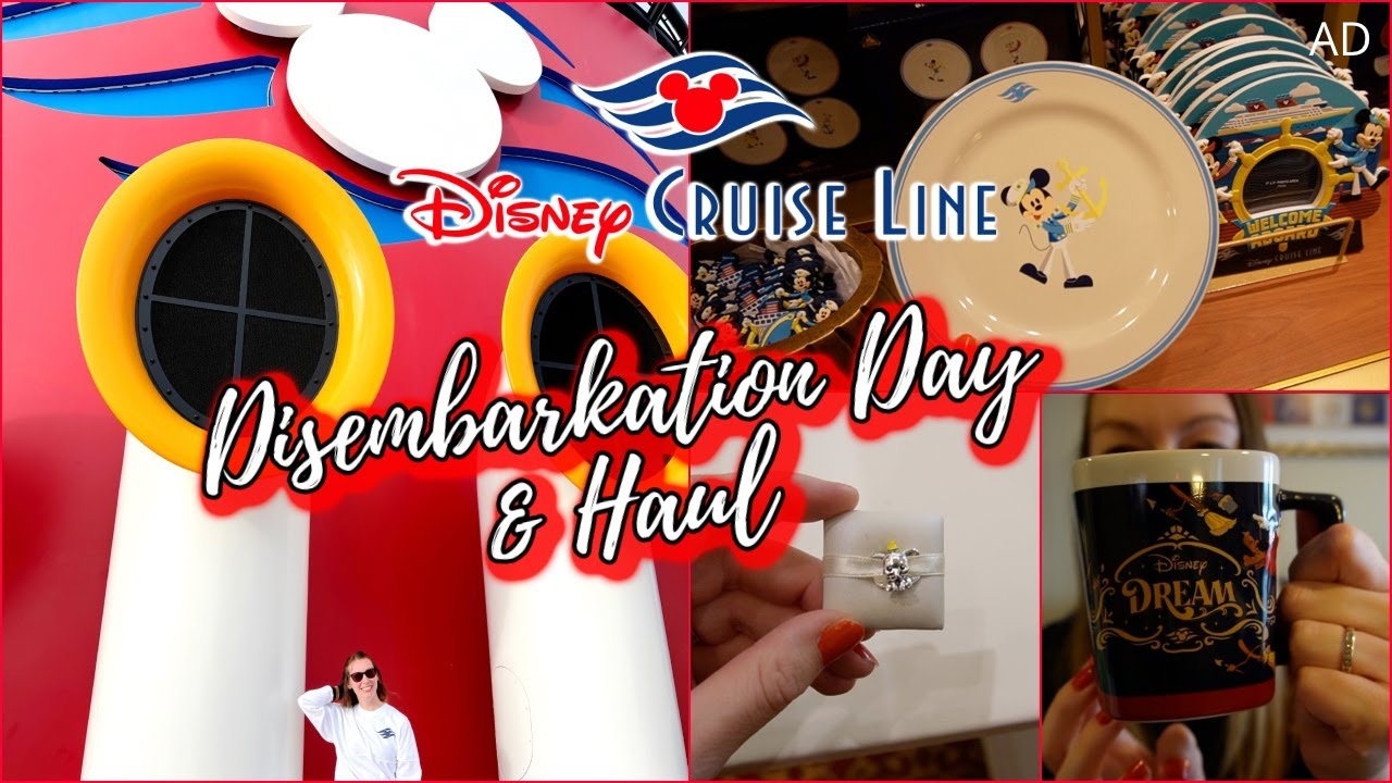 Disembarkation Day from the Disney Dream! Disney Cruise Haul & Come ...