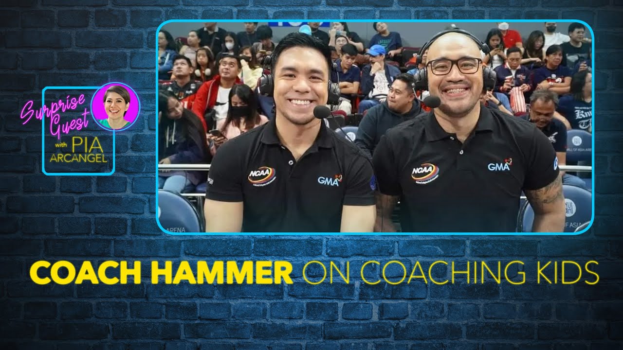 Coach Hammer sa pagiging coach sa mga bata | Surprise Guest with Pia Arcangel - YouTube