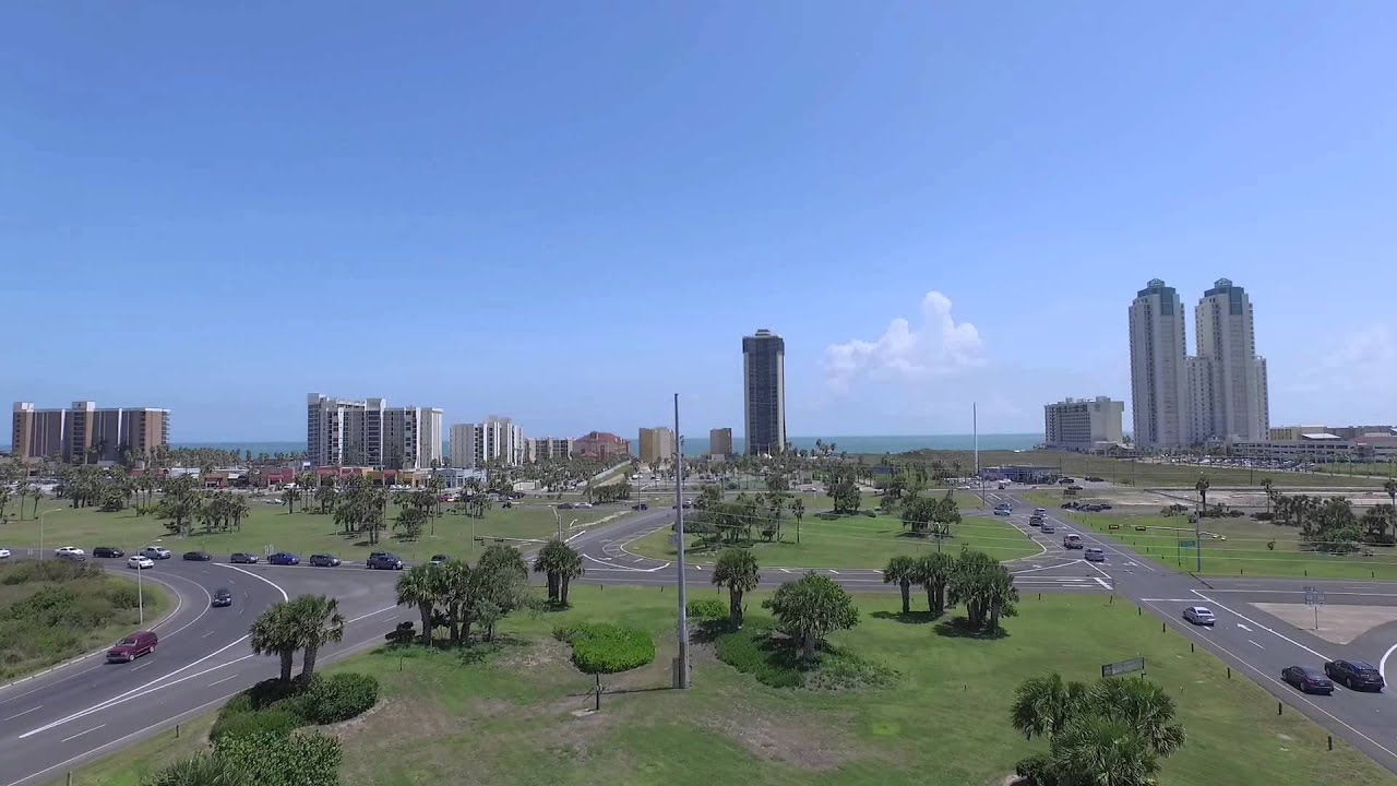 South Padre Island Bridge DRONE - YouTube