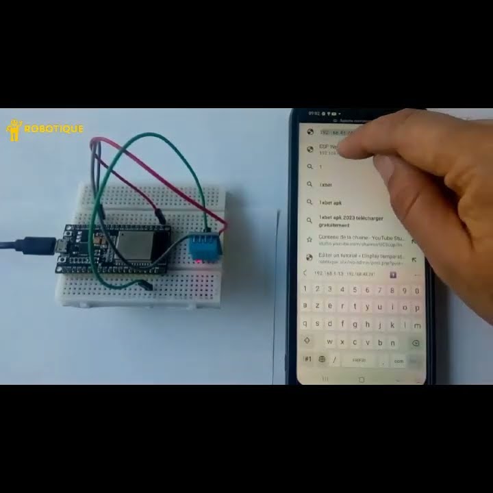 Send Data Measured By Dht11 Sensor Connected To Esp32 Via Wifi