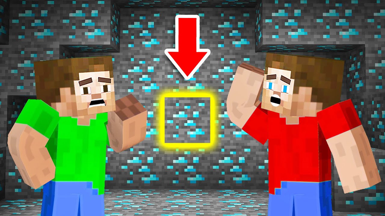 Minecraft BUT It’s FAKE DIAMONDS! (Search for real diamonds) - YouTube