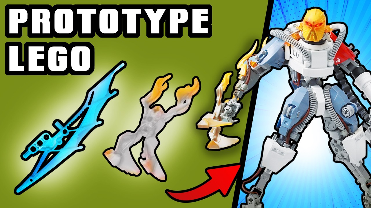 Using PROTOTYPE LEGO WEAPONS To Build EPIC Bionicle MOCs - YouTube