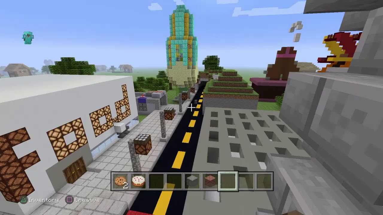 Minecraft city tour - YouTube