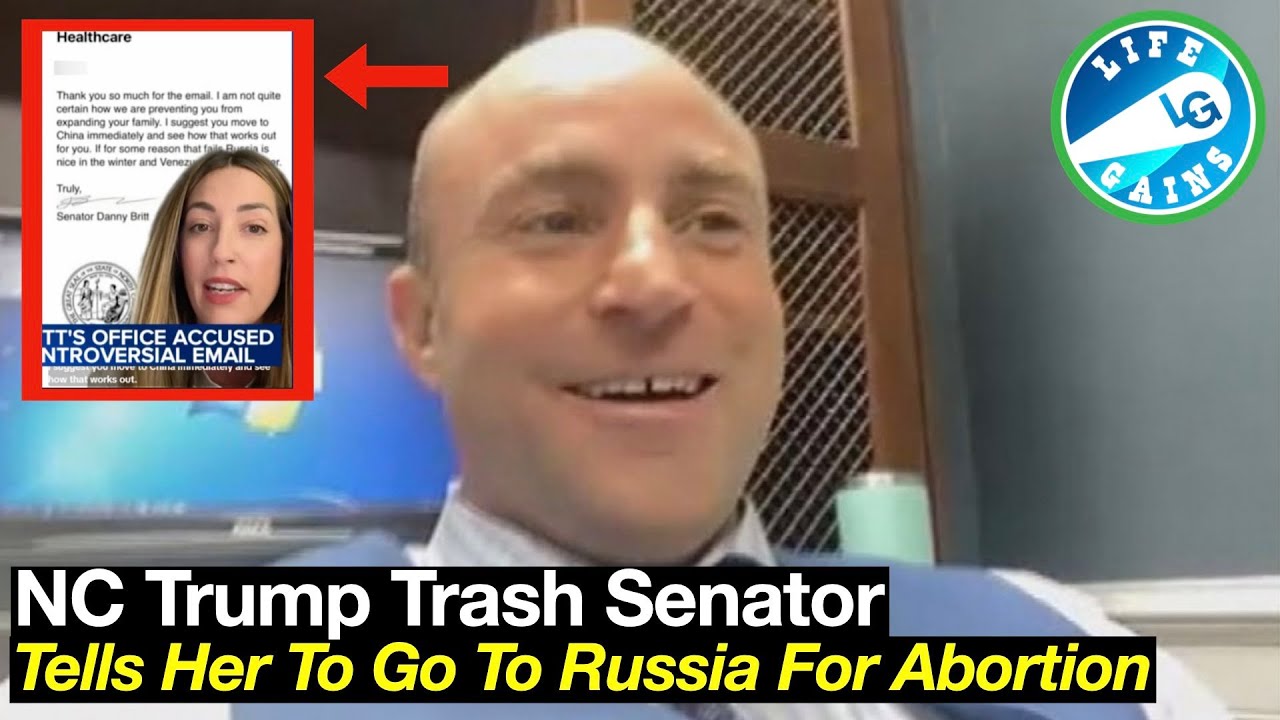 NC Senator Danny Britt Tells Constituent to Move to China Over Abortion ...