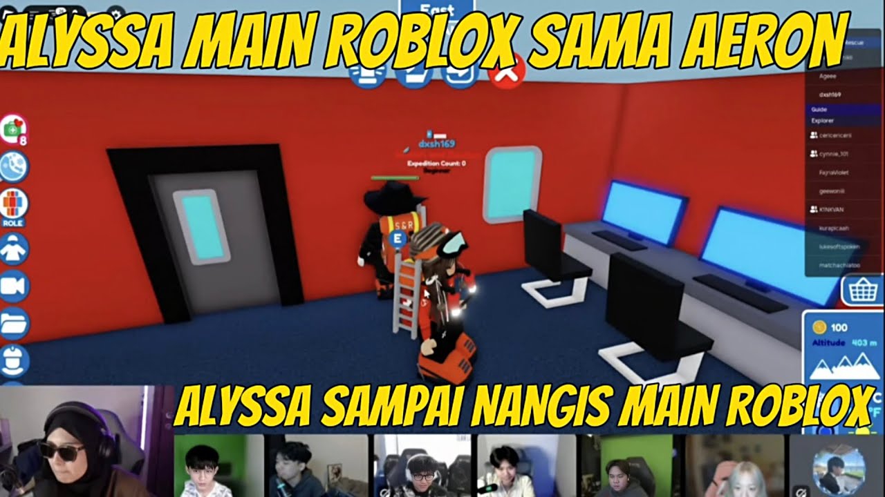 ALYSSA MAIN ROBLOX NANGIS 😆 #alyssa #livestream - YouTube
