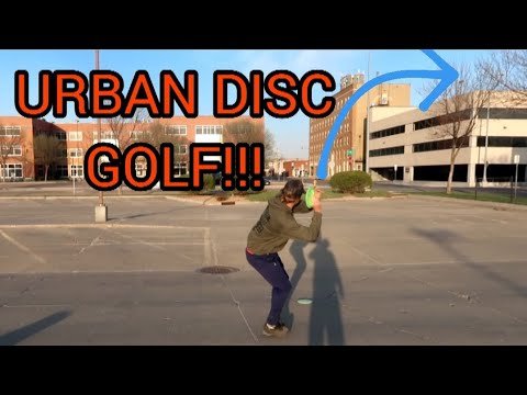 DISC GOLF IN TOWN!!! - Urban Disc Golf - Ezra Aderhold - YouTube