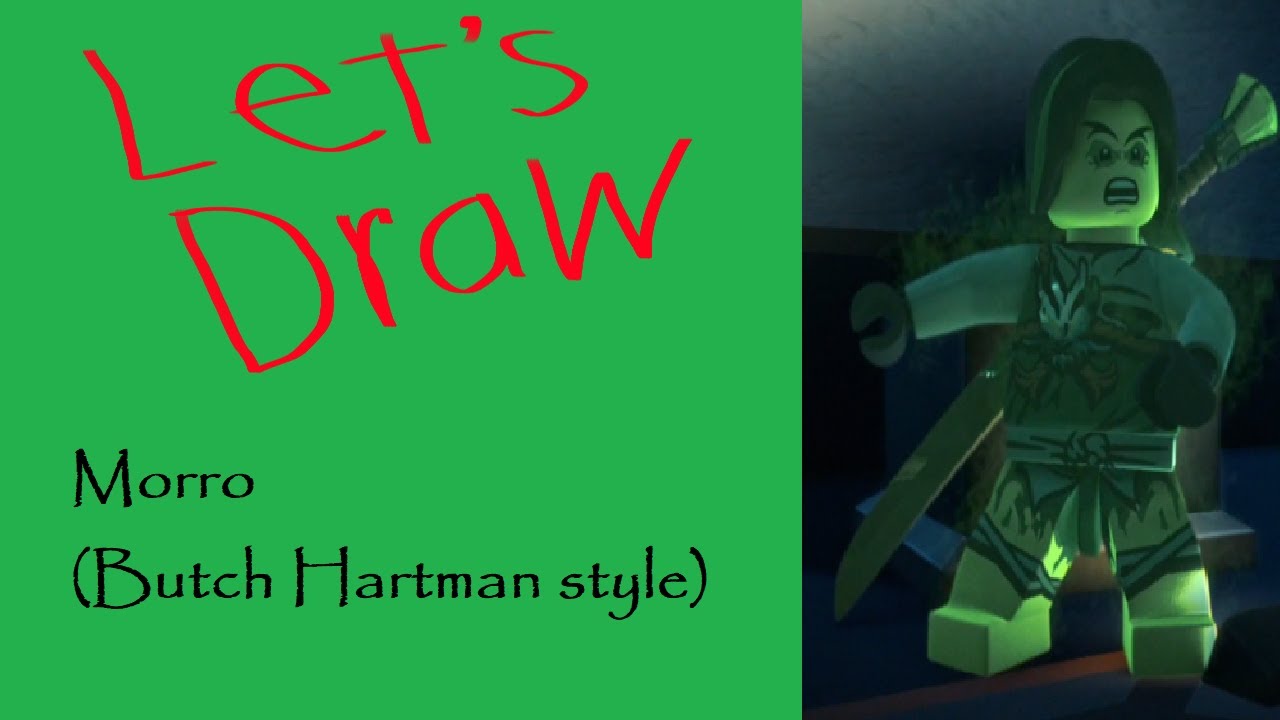 Let's Draw Morro from "Ninjago" in Butch Hartman Style - YouTube