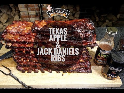 Don Marco's Texas, Apple & Jack Daniels XXL Ribs - YouTube