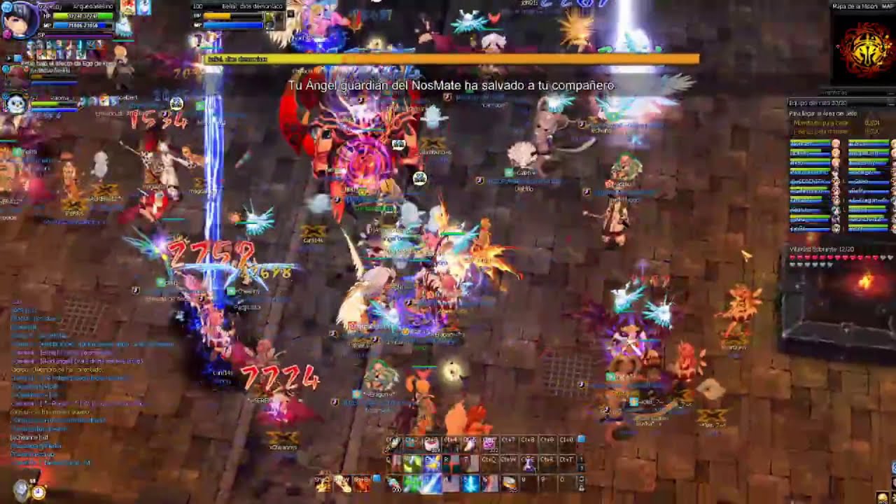 RAID BELIAL NOSTALE INFINITY ACTO 7 - YouTube