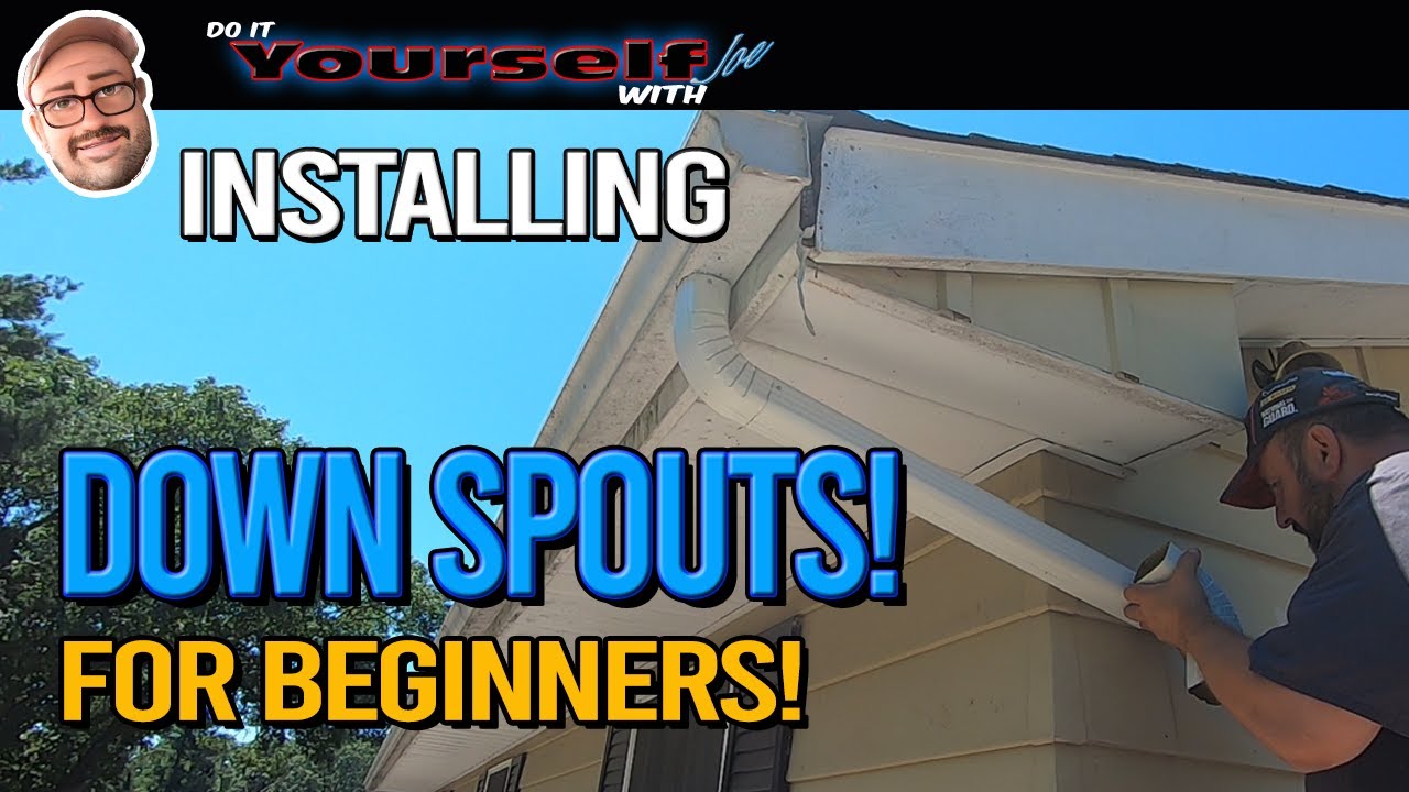 Gutters, Gutter down spouts - YouTube