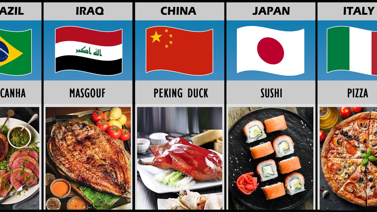 Traditional Food From Different Countries - YouTube