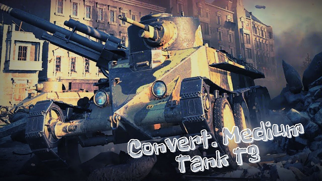 World of Tanks - Convert. Medium Tank T3 - Amerykański rewolwerowiec ...