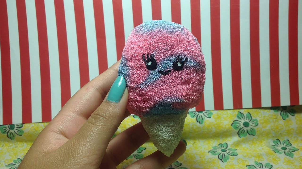 Cotton Candy Squishy Tutorial! - YouTube