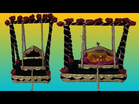 Janmashtami Decoration craft idea 💡| How to make for bal gopal at home ...