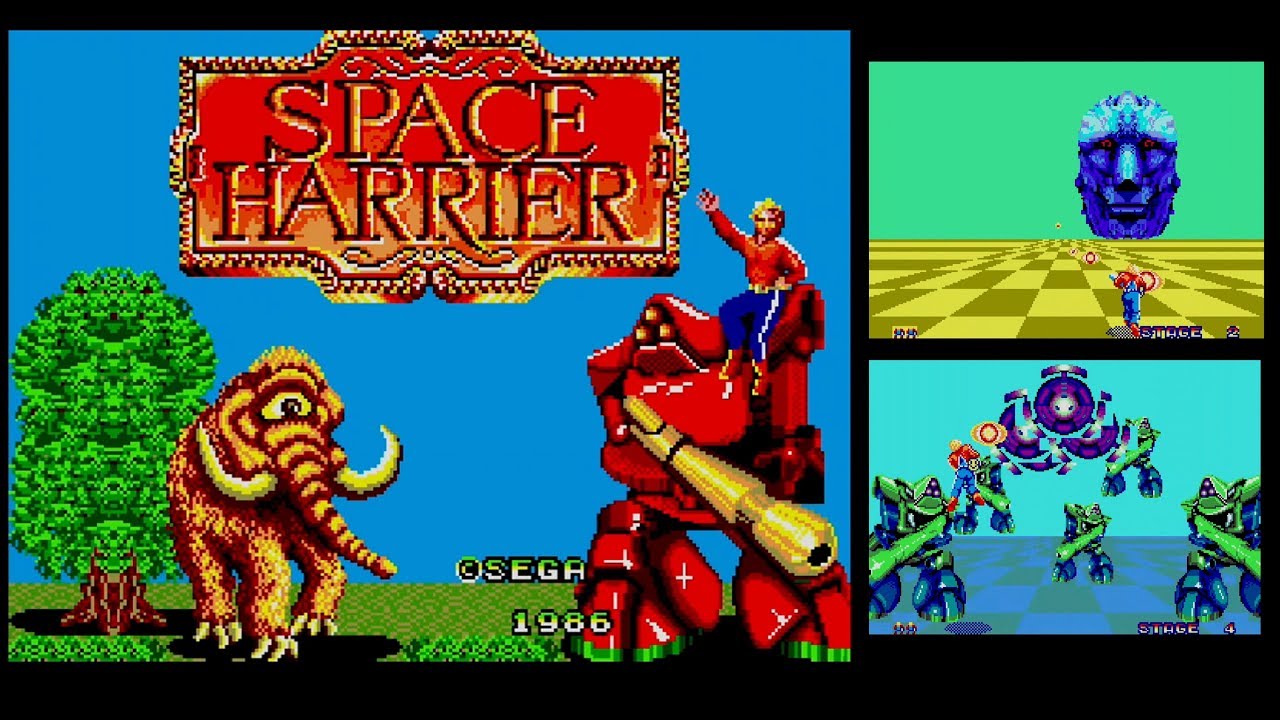 【Master System Longplay Space Harrier】スペースハリアー（SEGA MarkIII）OP～ED（クリア ...