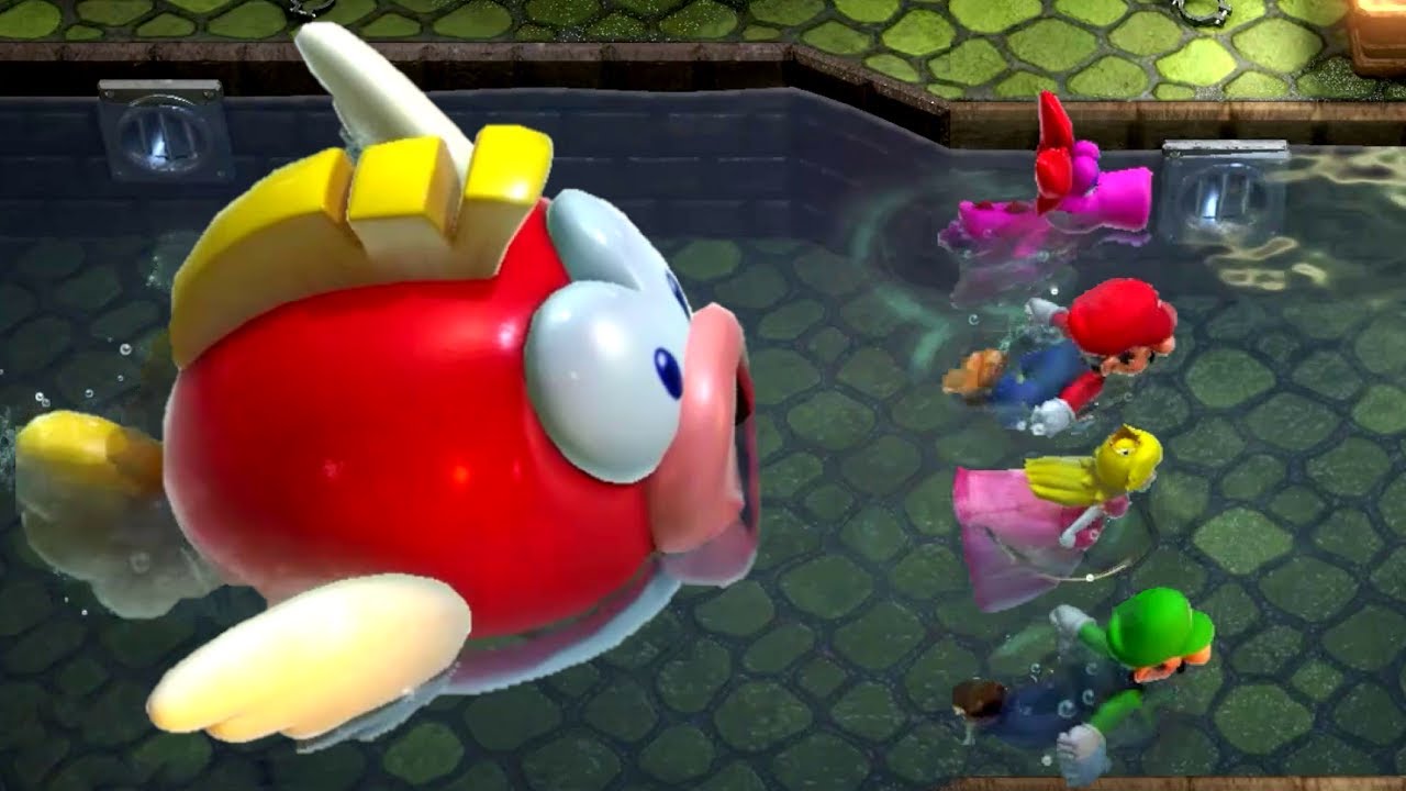 Mario Party Series - Cheep Cheep Minigames - YouTube