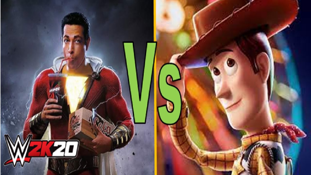 WWE 2K20 | Shazam vs Woody - YouTube