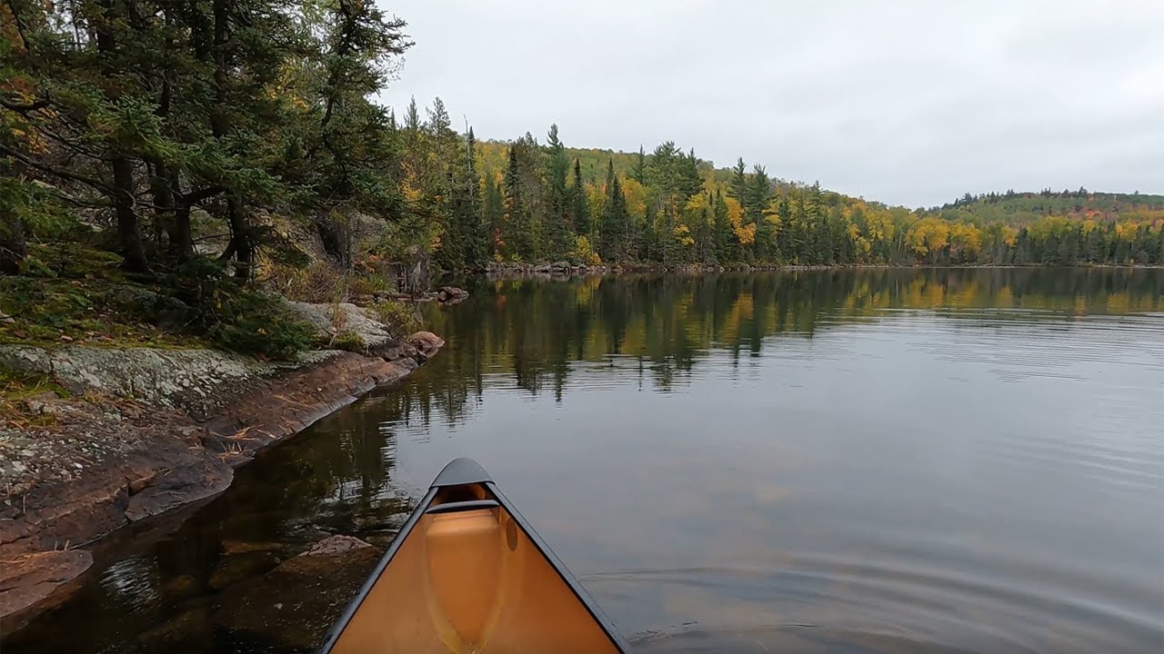 Paddling - Beth Lake from the Alton Lake portage to Campsite 836 in the ...