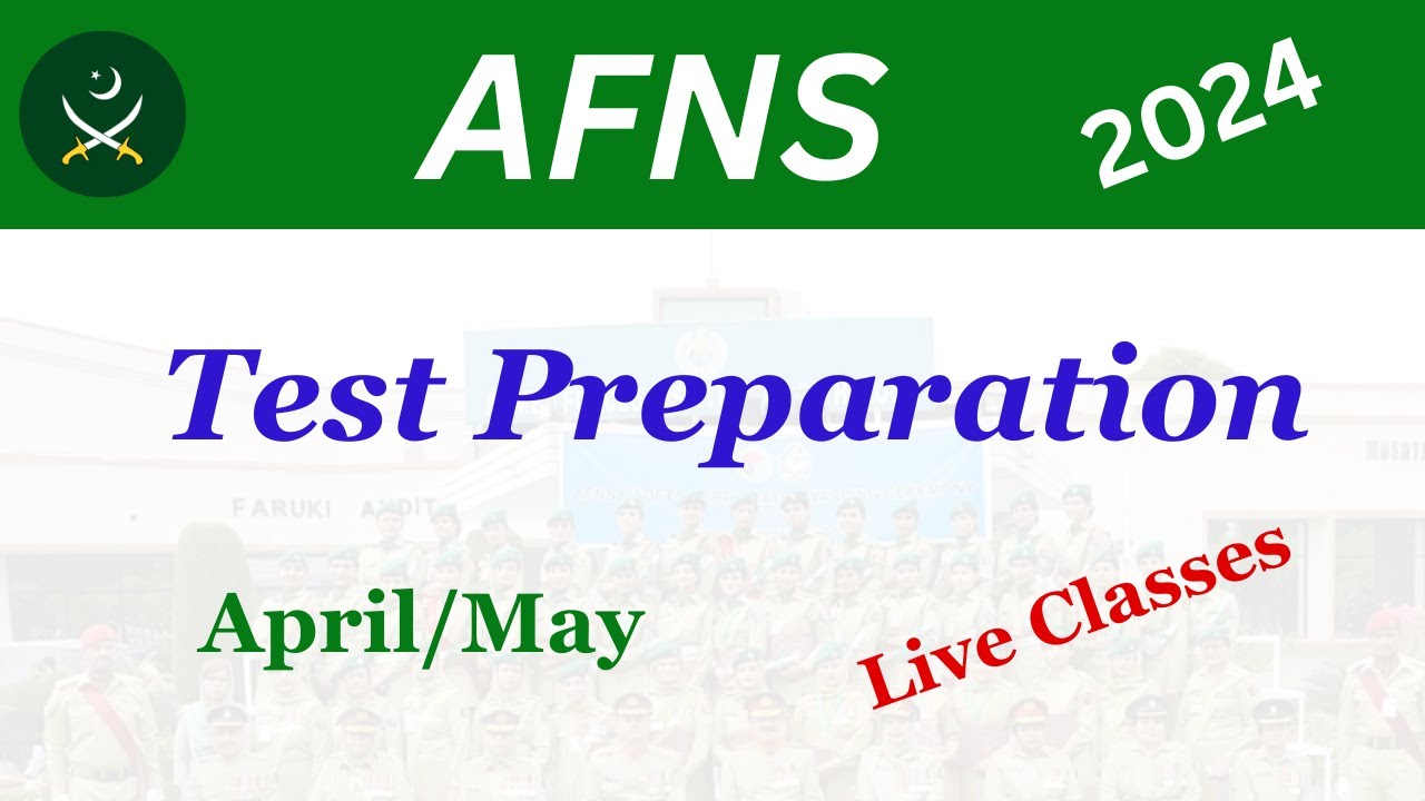 AFNS Test Preparation 2024 | Afns Online Test Preparation - YouTube