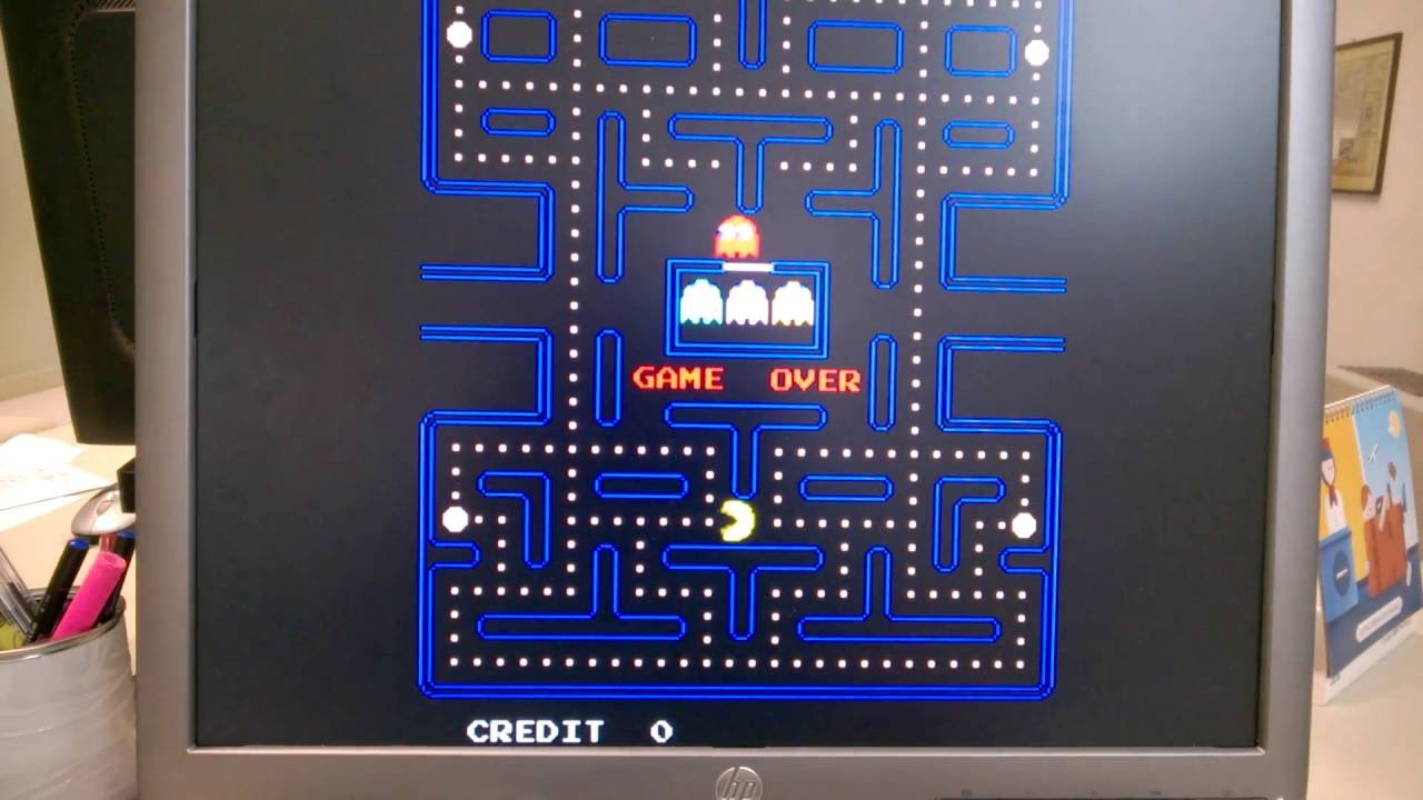 MAME Multiple Arcade Machine Emulator - PACMAN - YouTube