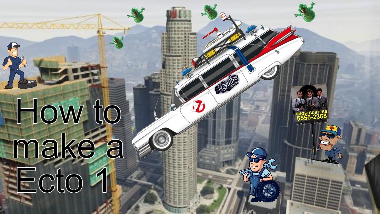 How to make a Ghostbusters car (Ecto 1) Part 1 of Building Movie Cars ...