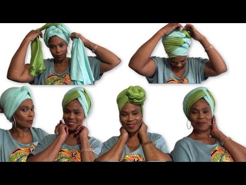 🎀 Learn How to Tie a Headwrap or Turban - 6 Quick and Easy Styles! 🎀