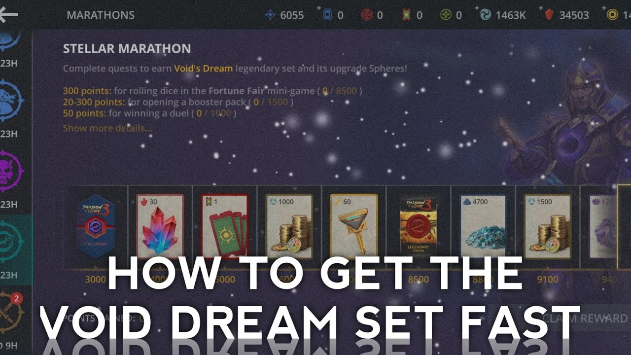 HOW TO GET VOID DREAM SET FAST || SHADOW FIGHT 3 - YouTube
