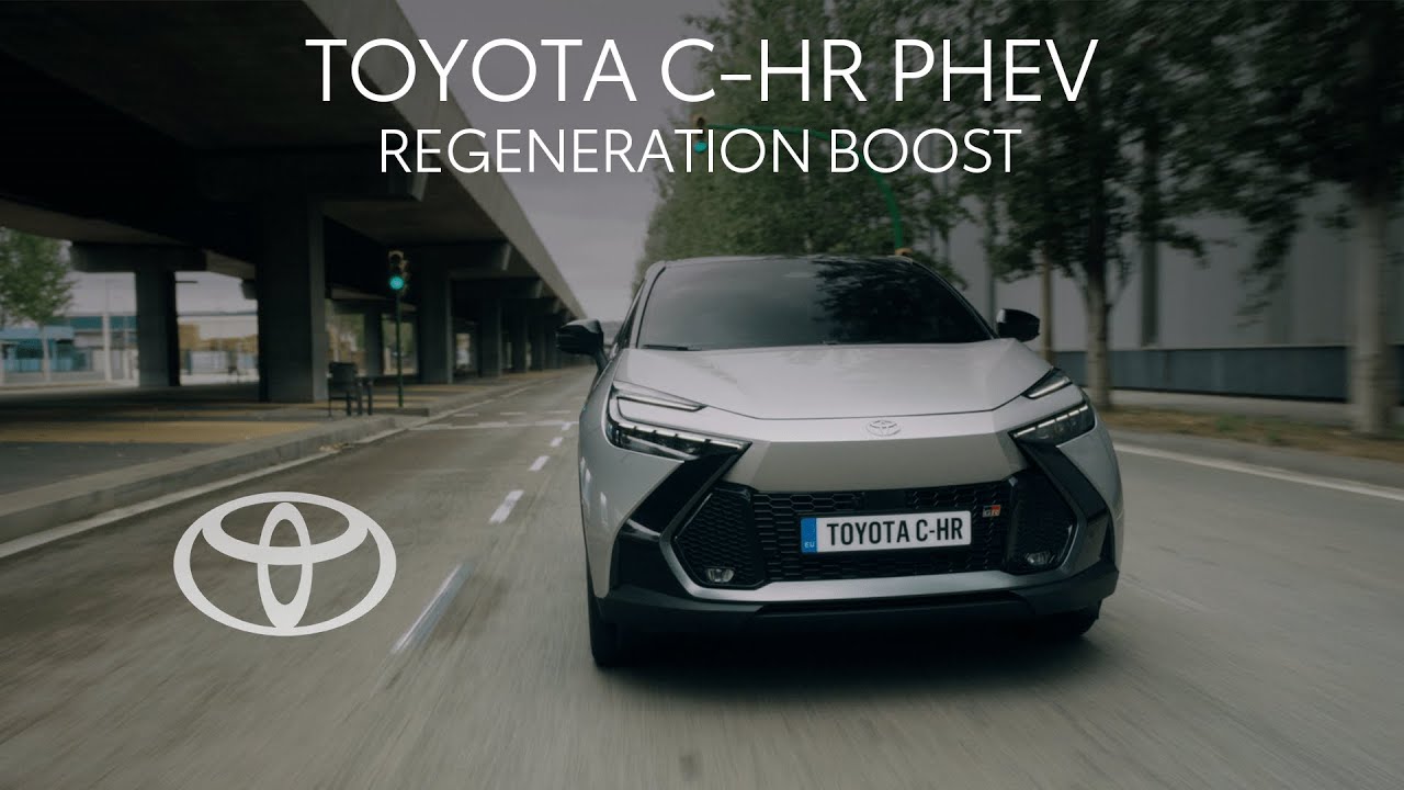 Toyota C-HR PHEV or Plug-In Hybrid : Regeneration boost explained - YouTube