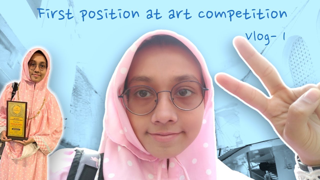 "I got the first position at this event". #creative #painting #cute # ...